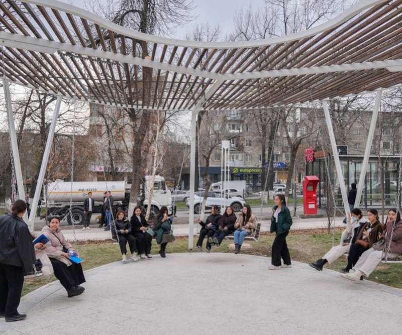 REGIONINFO.KZ | Прошла церемония открытия нового сквера в Шымкенте