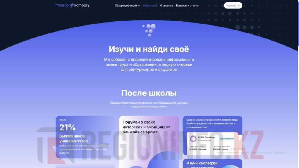 REGIONINFO.KZ | Новая платформа для трудоустройства появилась в Казахстане